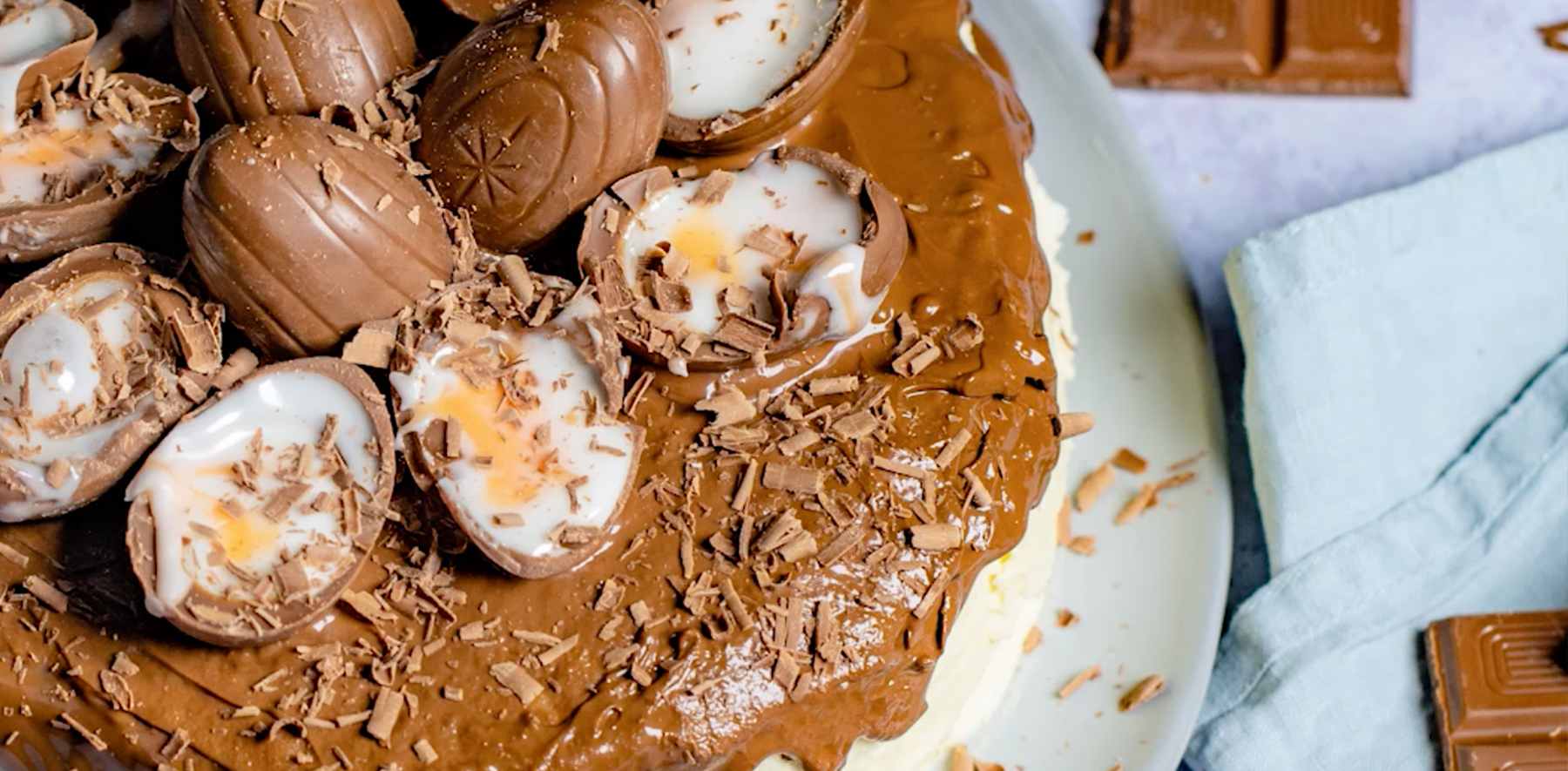 Creme Egg Cake | Drew & Cole